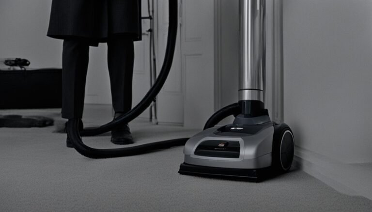 How to prevent injuries while pulling the vacuum cleaner?