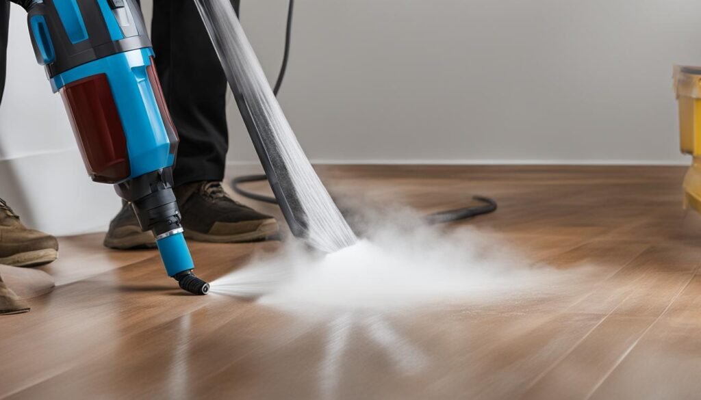 How to use vacuum cleaner to spray paint?