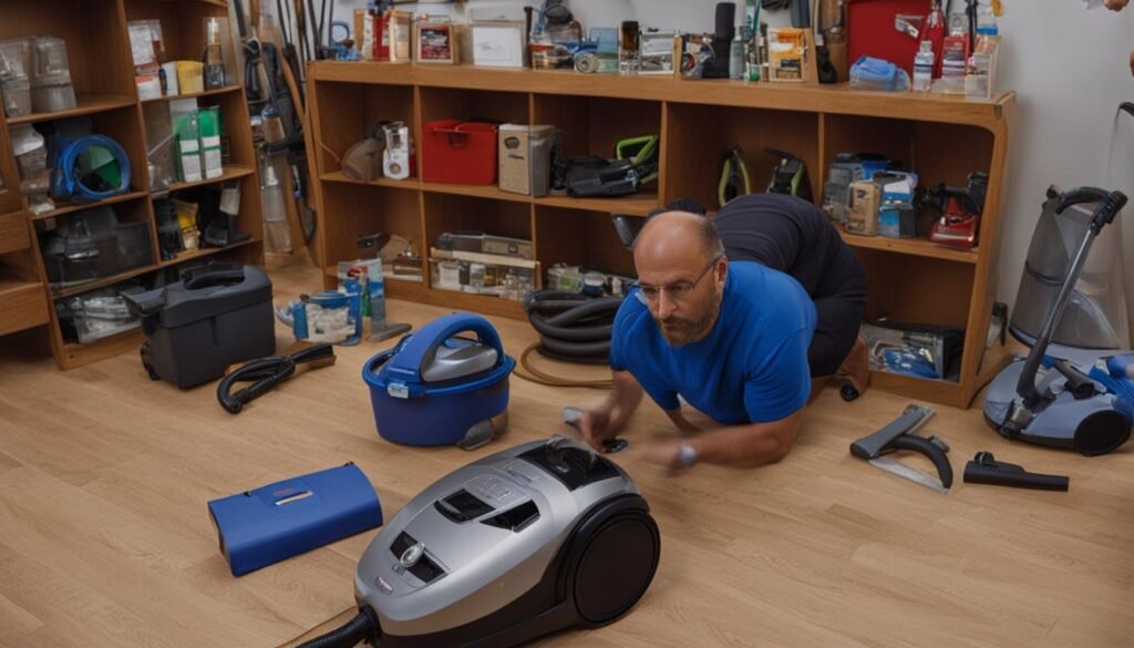 how to setup vacuum cleaner