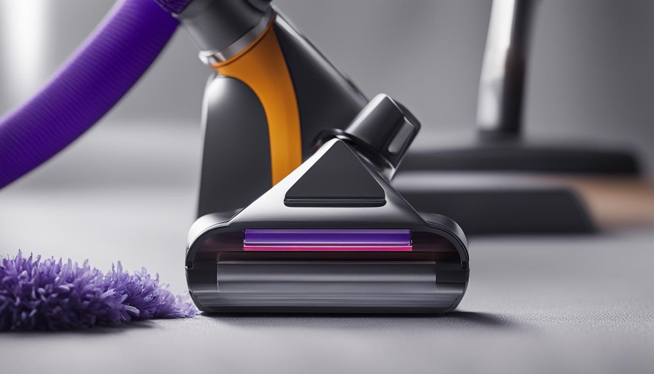 where do I put the dyson vacuum cleaner freshener
